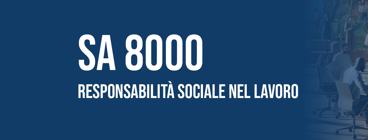 Certificazione Etica SA 8000 - Ecloga Italia S.p.A.